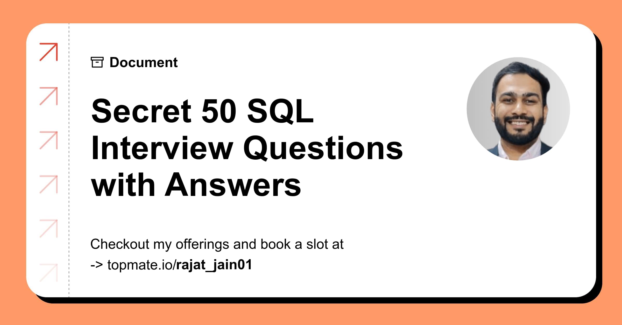 Secret 50 SQL Interview Questions with Answers with Rajat Jain